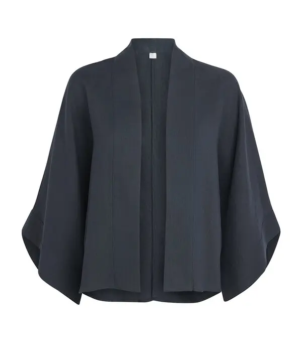 Eleventy Linen Kimono Top - Blue