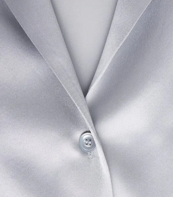 Eleventy Silk Short-sleeve Shirt - Blue