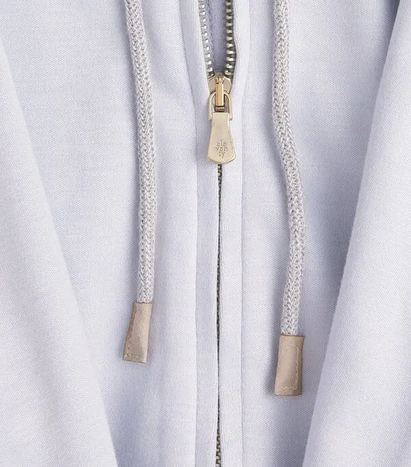 Eleventy Cotton-blend Hooded Blazer
