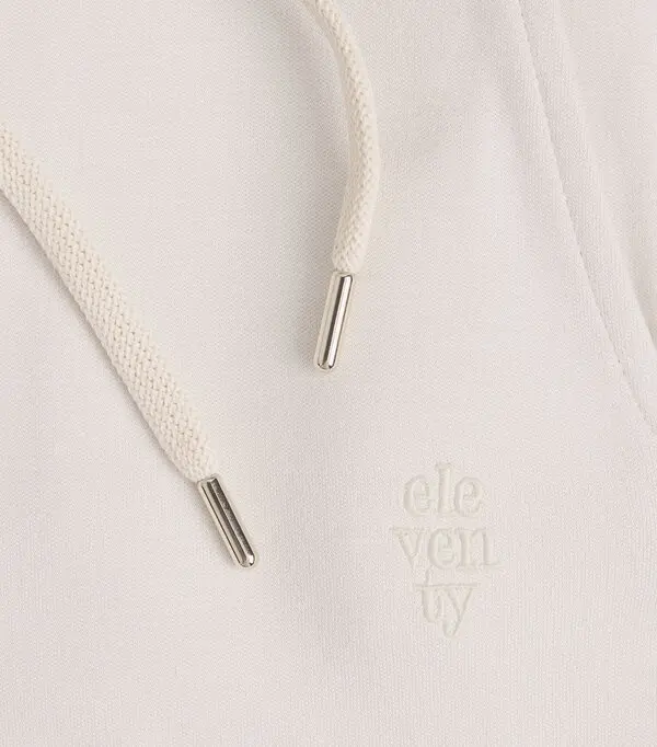 Eleventy Cotton-blend Sweatpants With Piping Detail