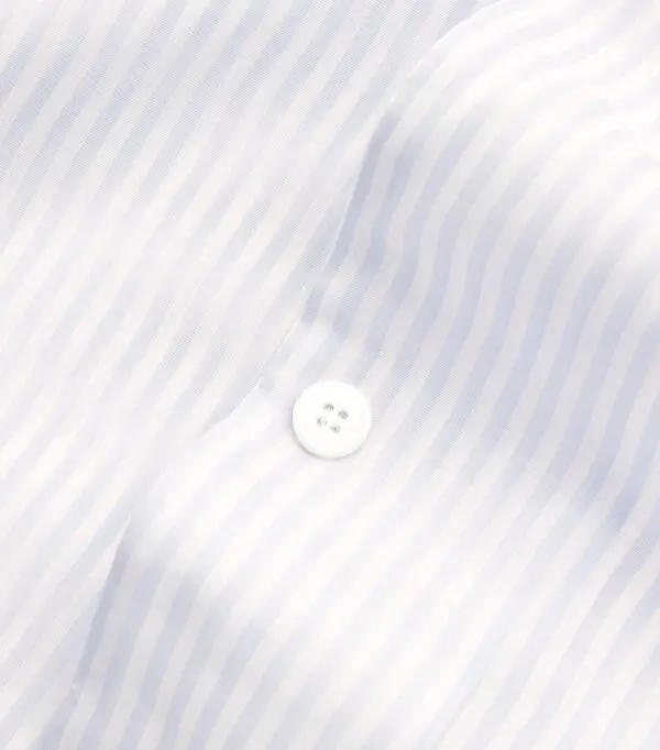 Eleventy Cotton-silk Striped Shirt