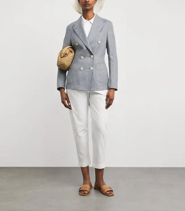 Eleventy Double-breasted Blazer