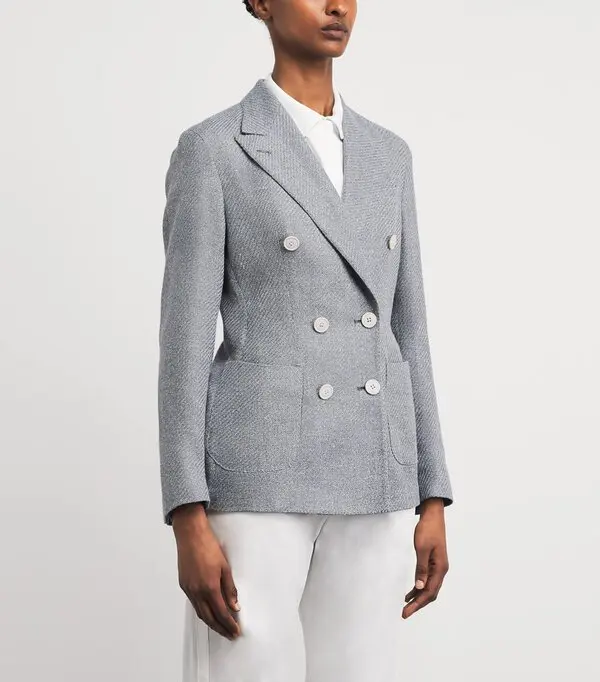Eleventy Double-breasted Blazer