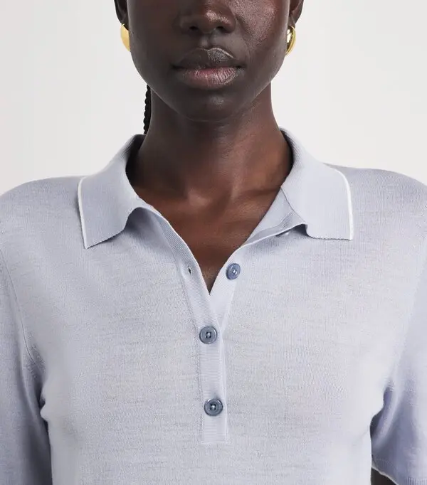 Eleventy Fine Wool Polo Sweater
