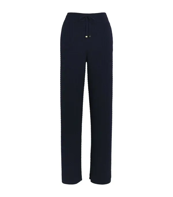 Eleventy Wool Knitted Trousers - Blue