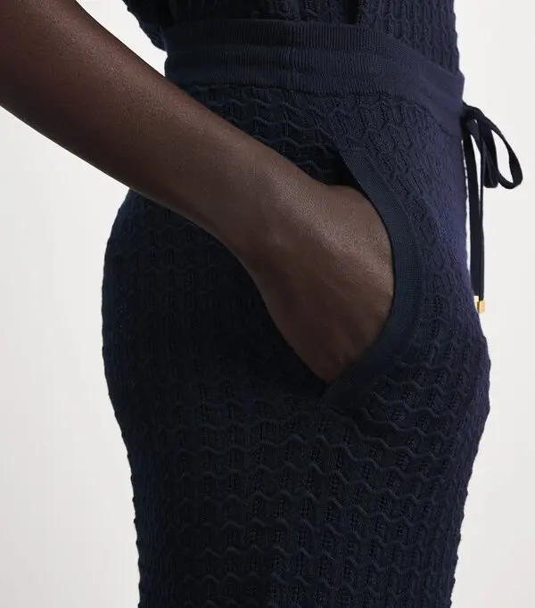 Eleventy Wool Knitted Trousers - Blue