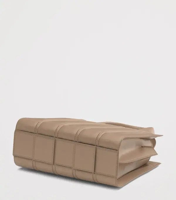 Max Mara Small Quilted Whitney Top-handle Bag - Beige