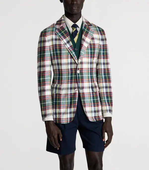 Dunhill Madras Check Blazer