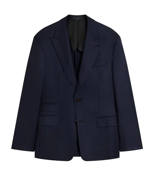 Dunhill Wool Cavendish Blazer - Navy
