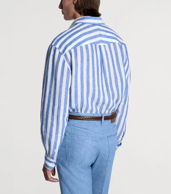 Dunhill Linen Stripe Shirt