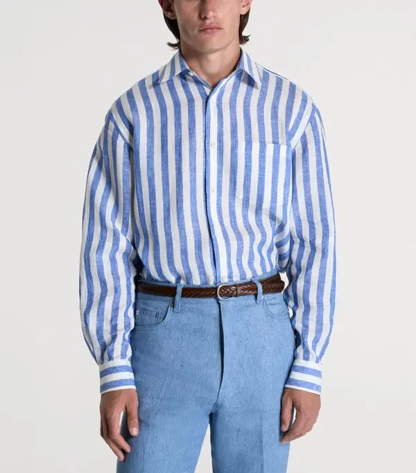 Dunhill Linen Stripe Shirt