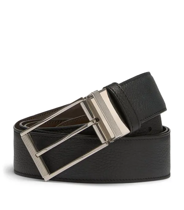Dunhill Leather Reversible Belt - Black