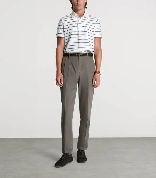 Dunhill Stripe Polo Shirt