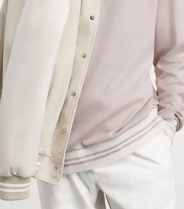 Eleventy Cotton Blend Crewneck Sweatshirt