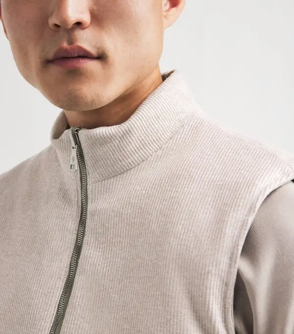 Eleventy Suede Reversible Gilet
