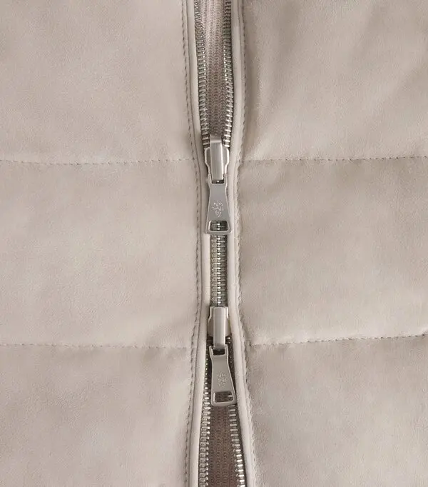 Eleventy Suede Reversible Gilet