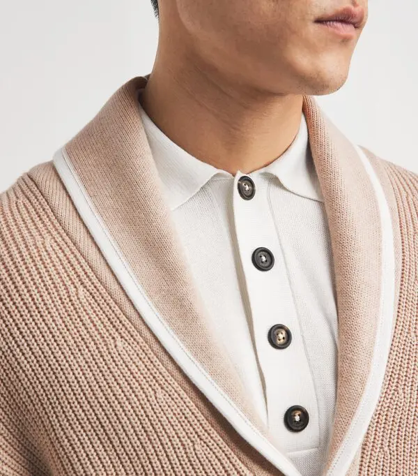 Eleventy Cotton Shawl Cardigan