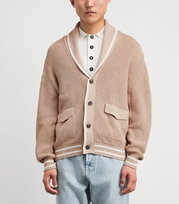 Eleventy Cotton Shawl Cardigan