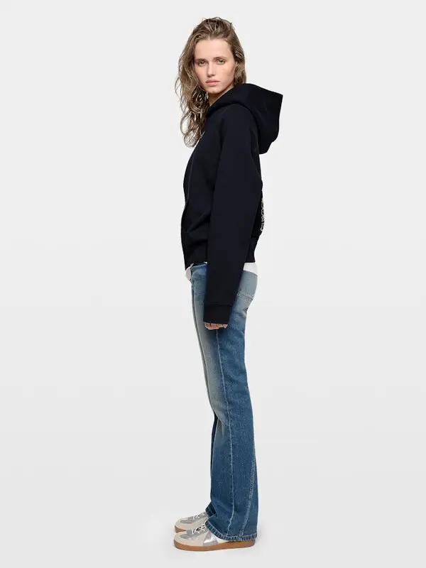 Zadig&Voltaire Georgy Sweatshirt With Rhinestone Embellishments