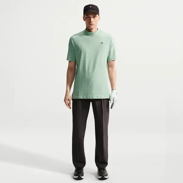 Nike Tartan Mock Neck Dri-fit Top