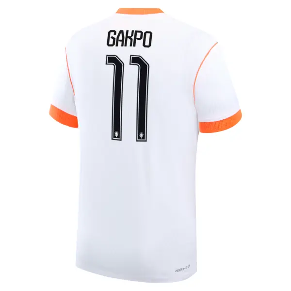 Nike Cody Gakpo Netherlands National Team 2026 Match Away Dri-fit Adv Soccer Jersey - White
