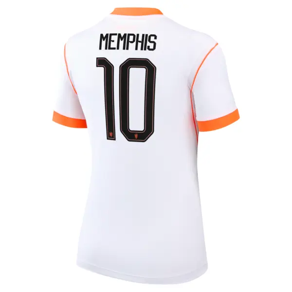 Nike Netherlands National Team Memphis Depay 2026 Stadium Away Soccer Jersey - White