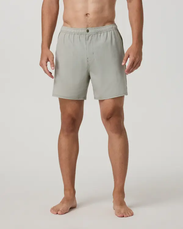Vuori Banks Resort Shorts - Herb Micro Stripe