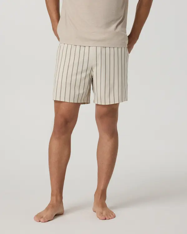 Vuori Banks Resort Shorts - Sandalwood Stripe