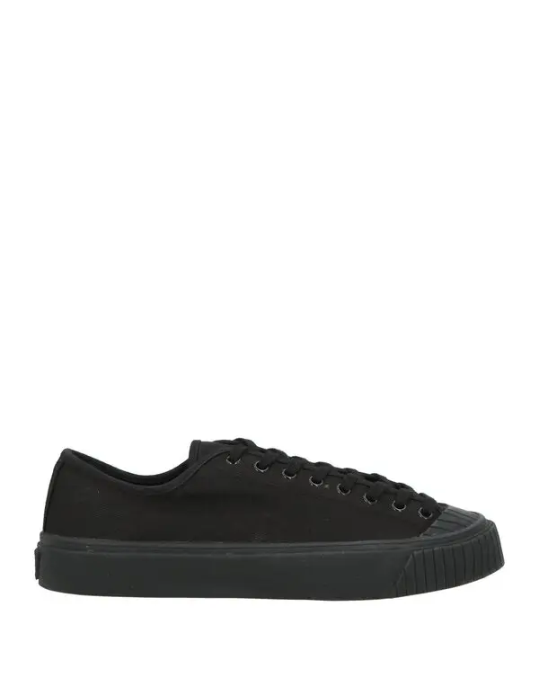 PAURA Low Top Sneakers Textile Fibers - Black