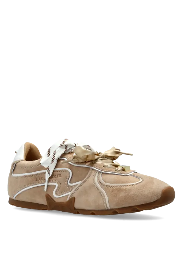 NAKED WOLFE Adored" Suede Sneakers - Beige