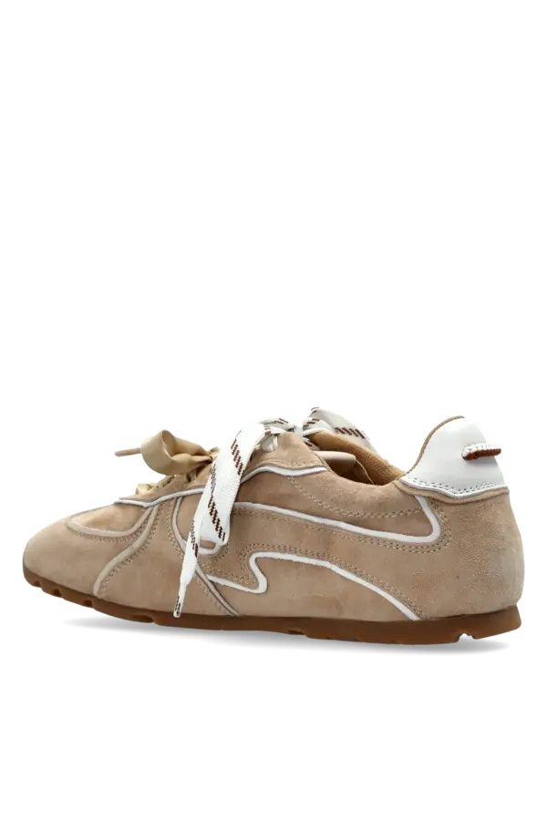 NAKED WOLFE Adored" Suede Sneakers - Beige