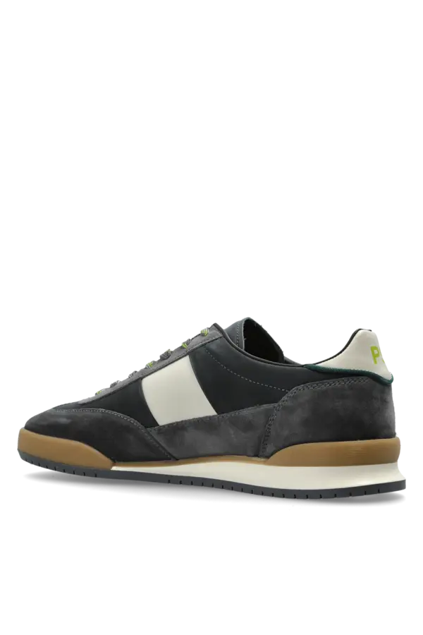 Paul Smith Paneled Suede And Textile Low Top Sneakers