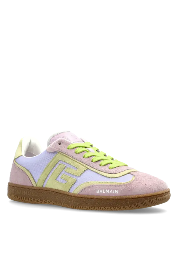 Balmain Swan Low Top Sneakers