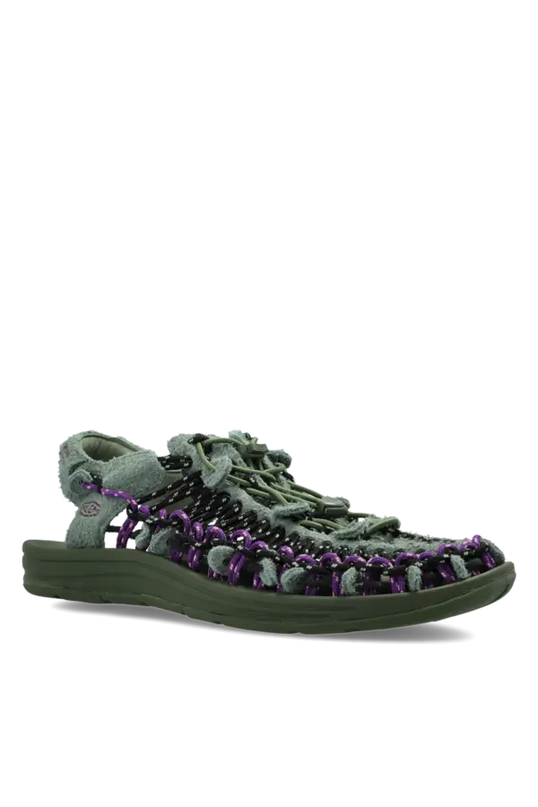 Keen Uneek Lea Woven Suede Sandals