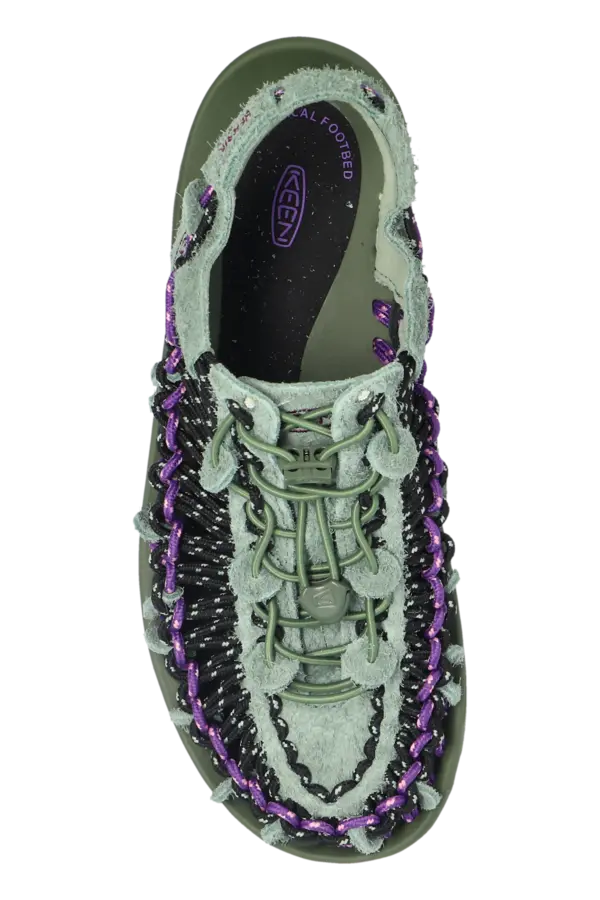 Keen Uneek Lea Woven Suede Sandals
