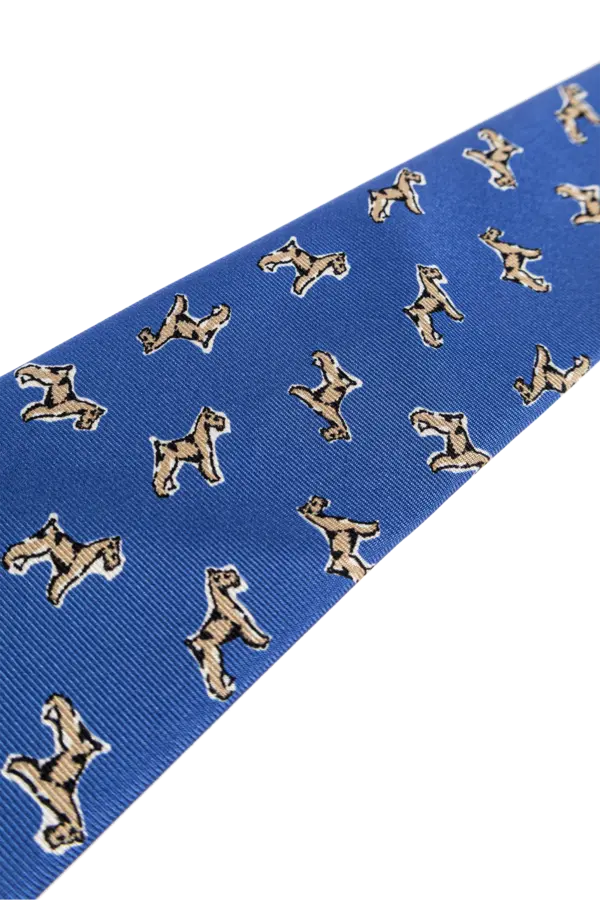 Paul Smith Silk Tie With Dog Motif