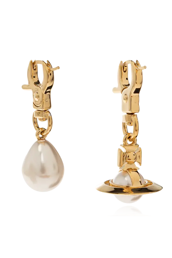 VIVIENNE WESTWOOD Claude Small" Earrings - Gold