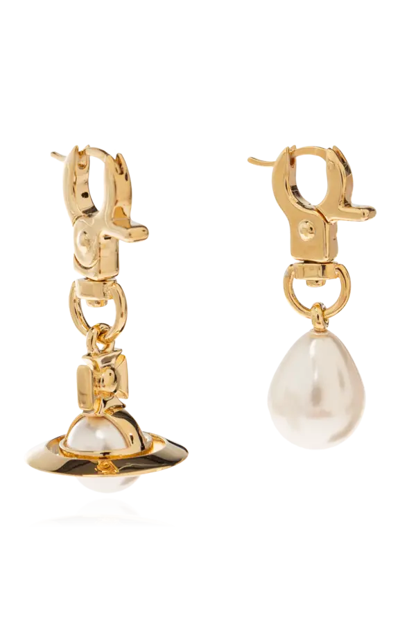 VIVIENNE WESTWOOD Claude Small" Earrings - Gold