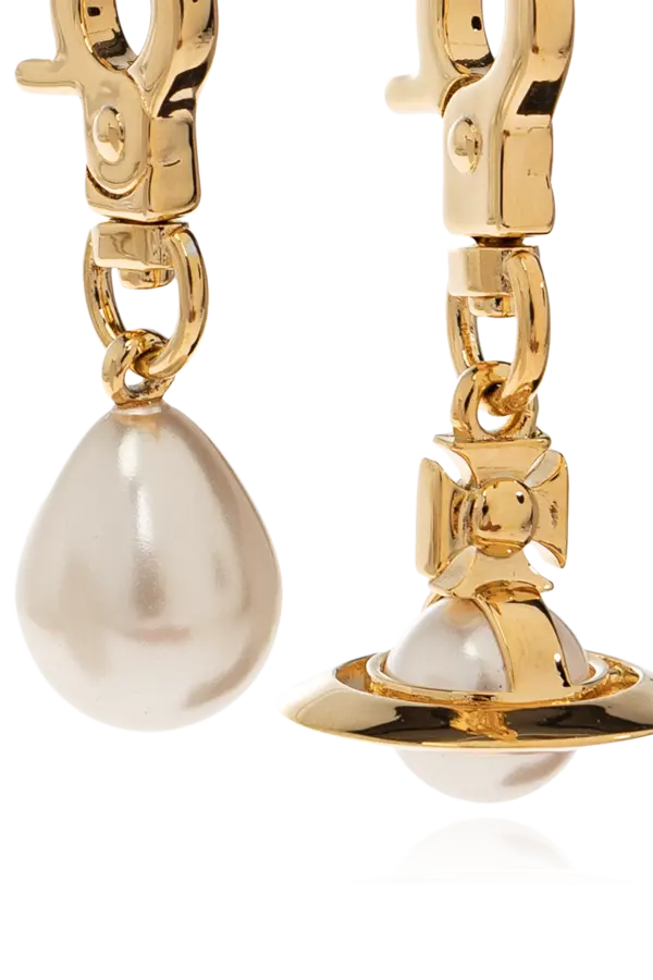 VIVIENNE WESTWOOD Claude Small" Earrings - Gold