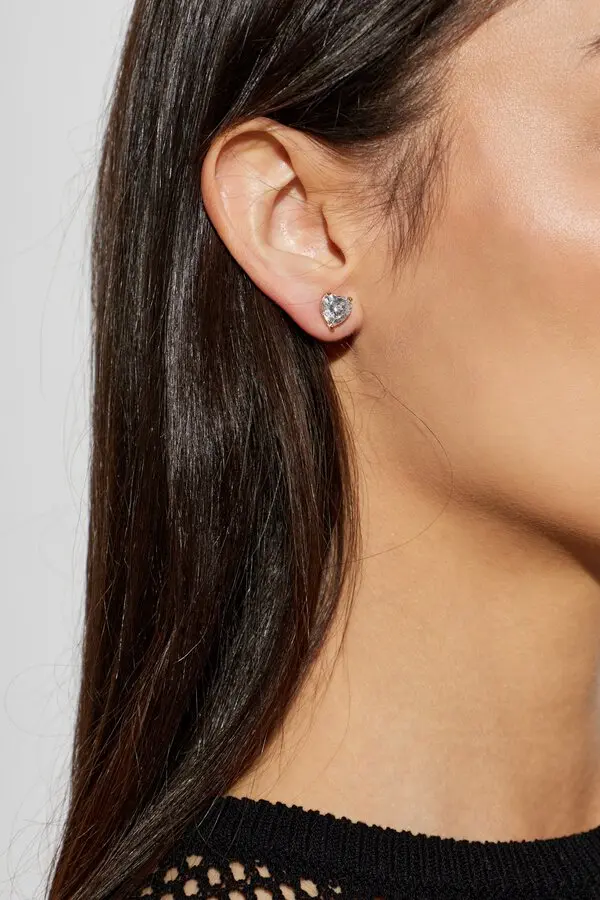 VIVIENNE WESTWOOD Millie Mismatched Orb And Heart Crystal Earrings