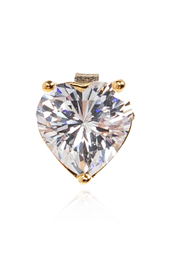 VIVIENNE WESTWOOD Millie Mismatched Orb And Heart Crystal Earrings