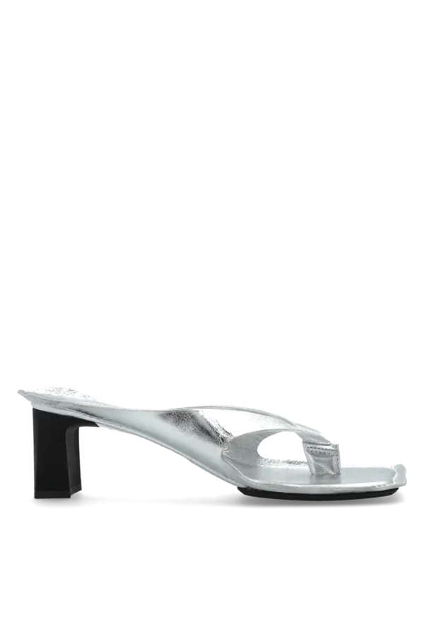 MAISON MARGIELA Metallic Heeled Mules