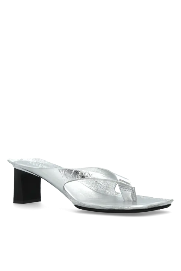 MAISON MARGIELA Metallic Heeled Mules