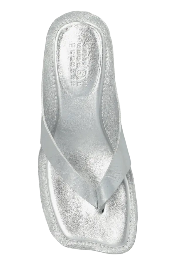 MAISON MARGIELA Metallic Heeled Mules