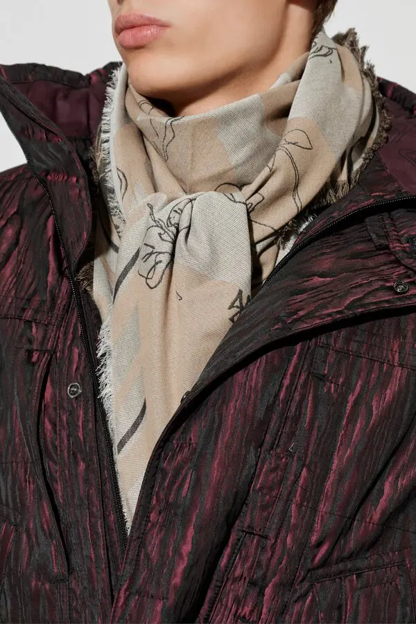 VIVIENNE WESTWOOD Cotton Scarf With Monogram