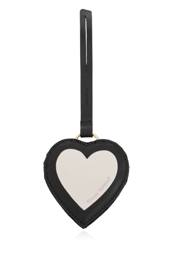 VIVIENNE WESTWOOD Heart Shape Bag Charm With Mirror