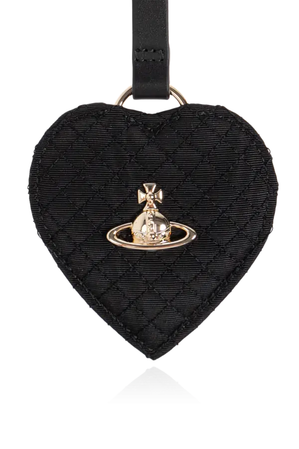 VIVIENNE WESTWOOD Heart Shape Bag Charm With Mirror