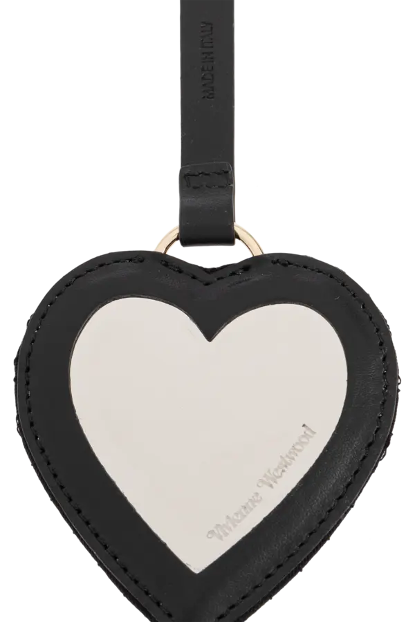 VIVIENNE WESTWOOD Heart Shape Bag Charm With Mirror