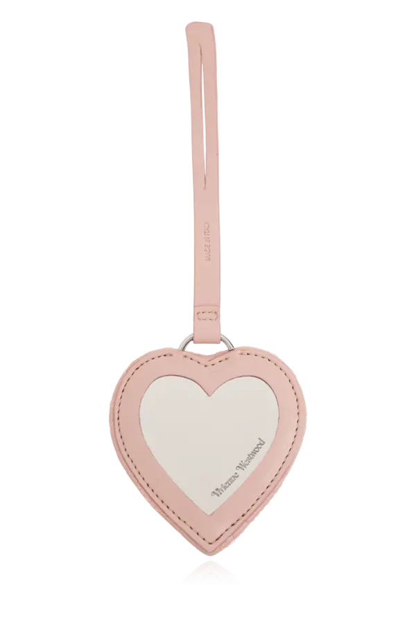 VIVIENNE WESTWOOD Heart Charm With Mirror - Pink