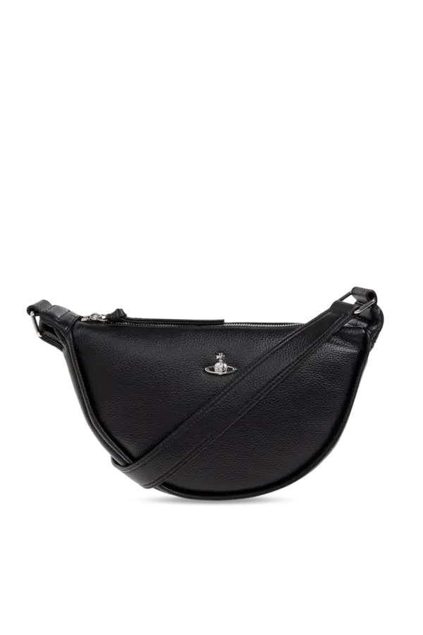 VIVIENNE WESTWOOD Leather Crescent Shoulder Bag